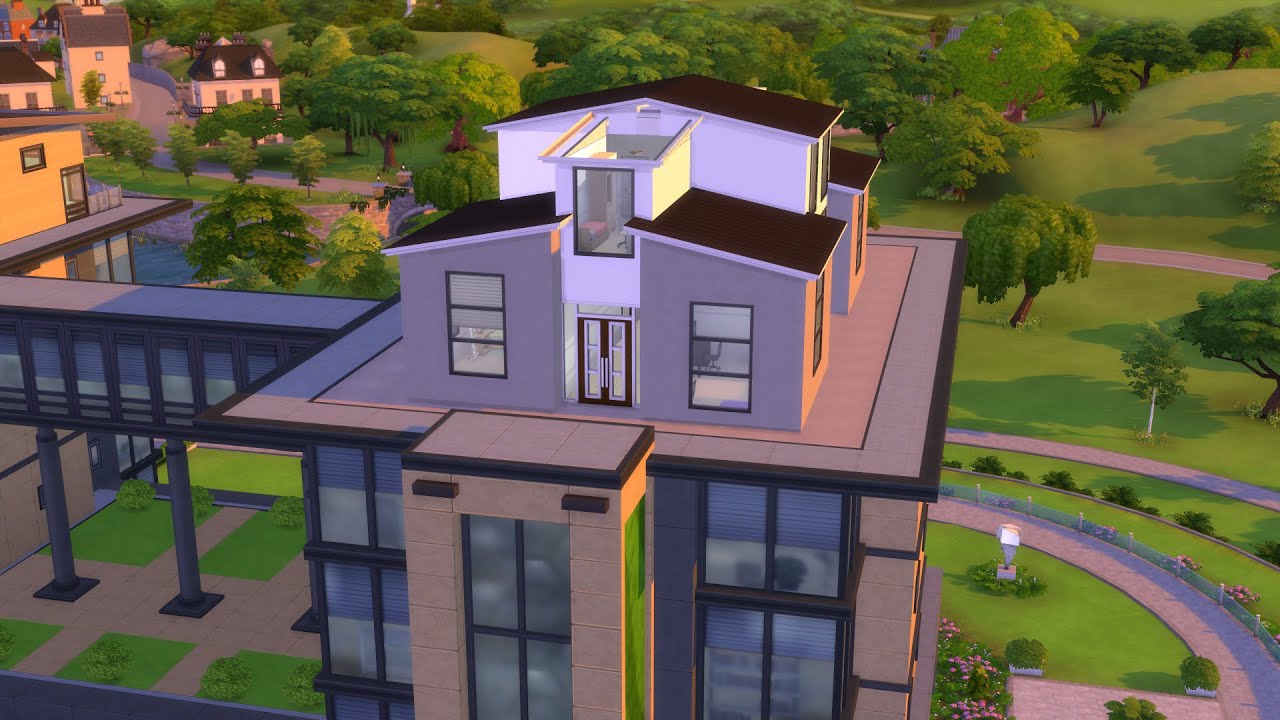 The sims 4 speed build // Foxbury dorm - YouTube