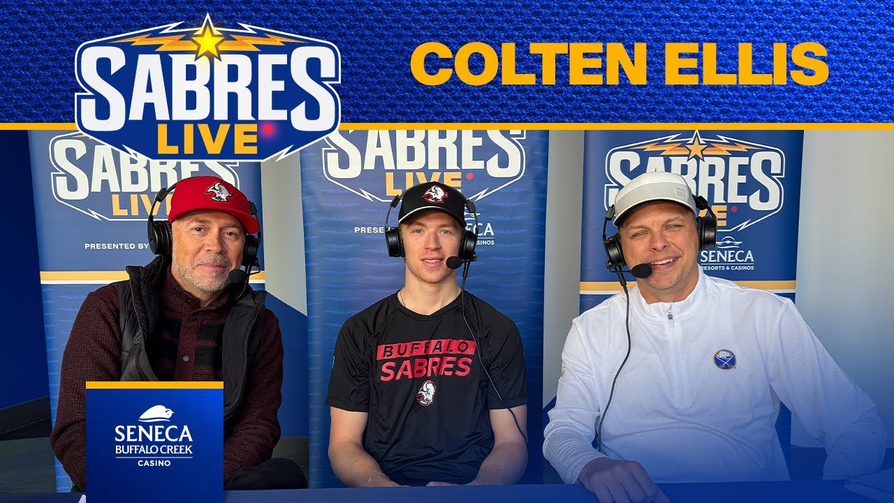 Colten Ellis Talks Joining The Sabres And His Rookie Lap | Sabres Live ...