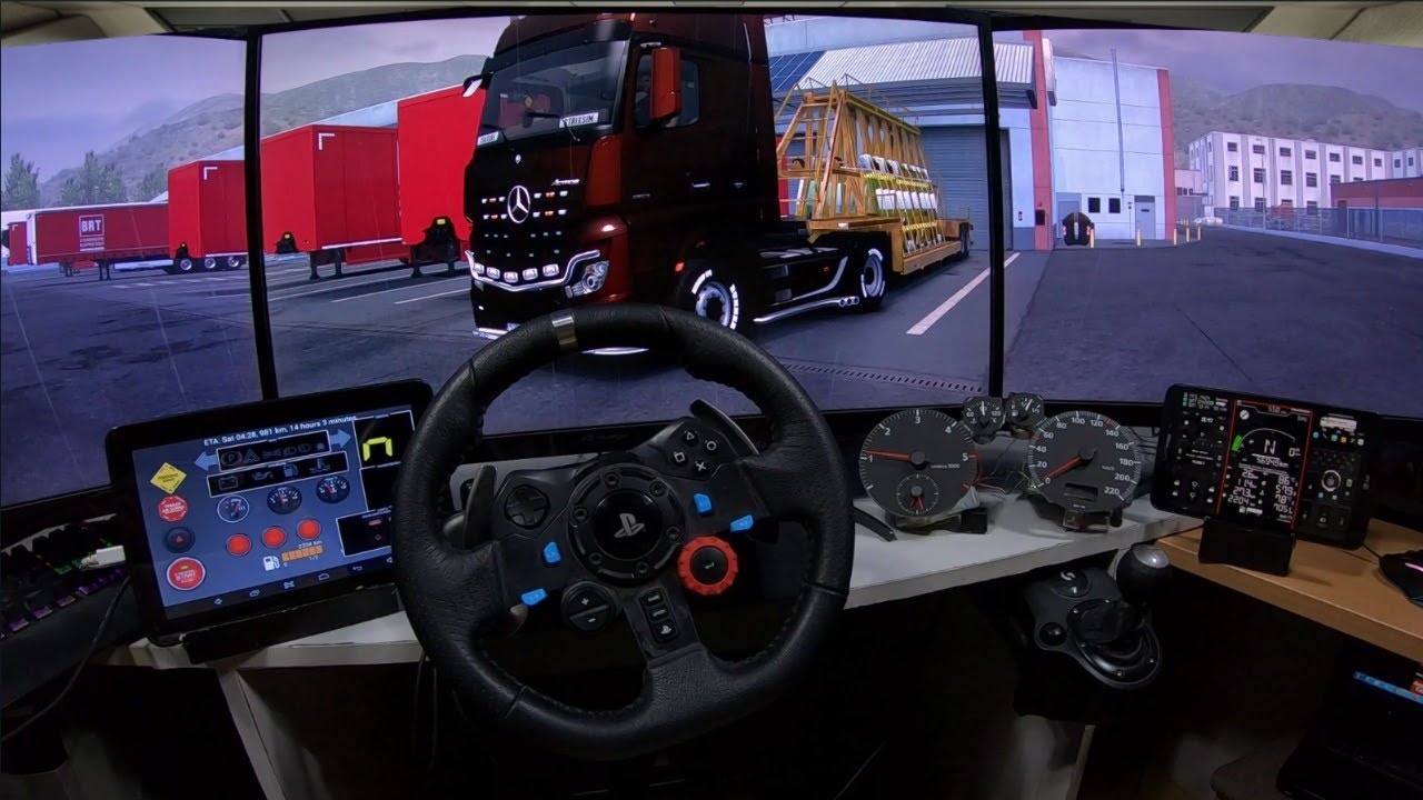 Euro truck simulator 2 🚚 ProMod 2.51 🚚 G29 🚚Triple Monitor🚚 St#4 - YouTube