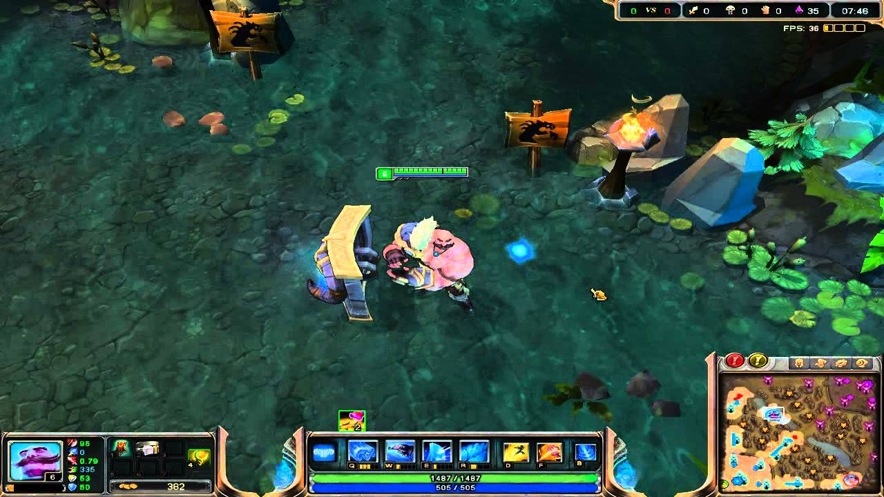 Braum Emotes & Recall Animation - League Of Legends - YouTube