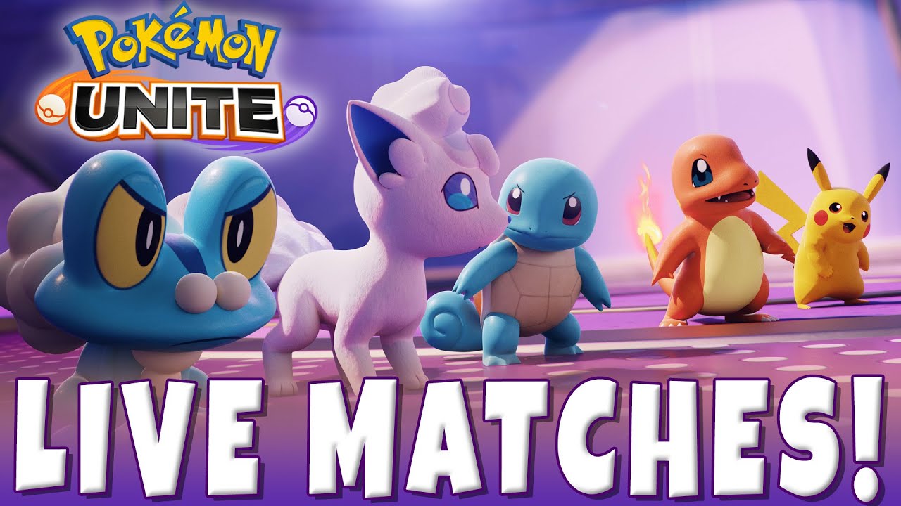 POKEMON UNITE LIVE MATCHES! Ranked Gameplay in Masters League with ...