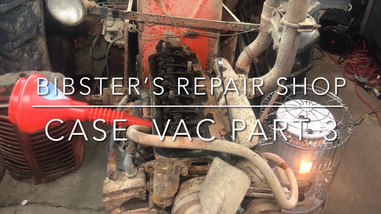 1946 Case VAC part 3 getting a look under the head - YouTube