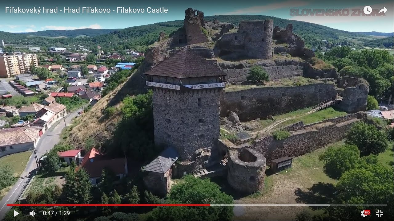 Hrad Fiľakovo - Fiľakovský hrad - Filakovo Castle - YouTube