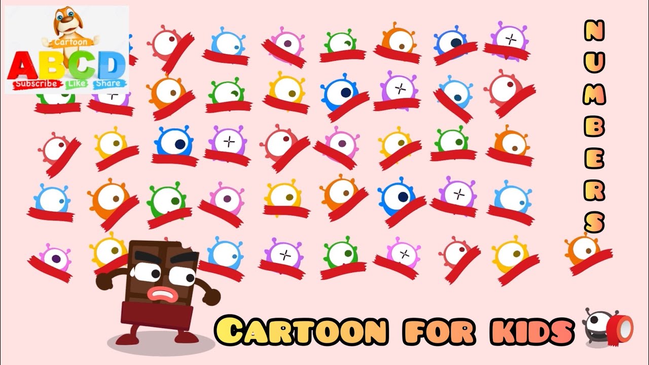 Lets Learn English Numbers | Cartoon For Kids | Funny Videos | Learning ...