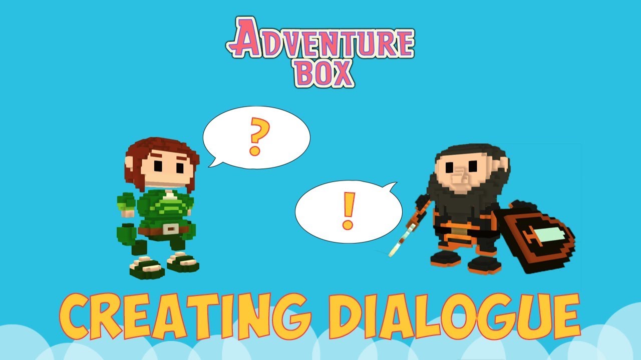 Creating & Editing Dialogue - Adventure Box Tutorial - YouTube