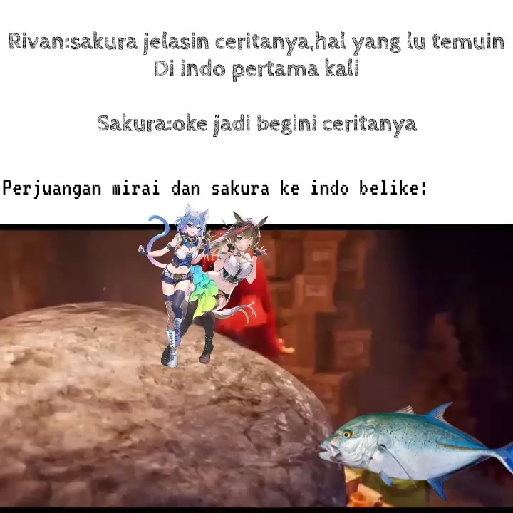 Perjuangan sakura dan mirai ke indo (Evertale Fanmade meme Crishtmas ...