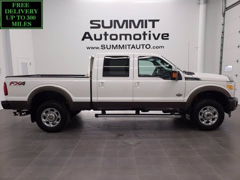 2016 FORD F350 CREW SHORT KING RANCH POWERSTROKE DIESEL WALK AROUND ...