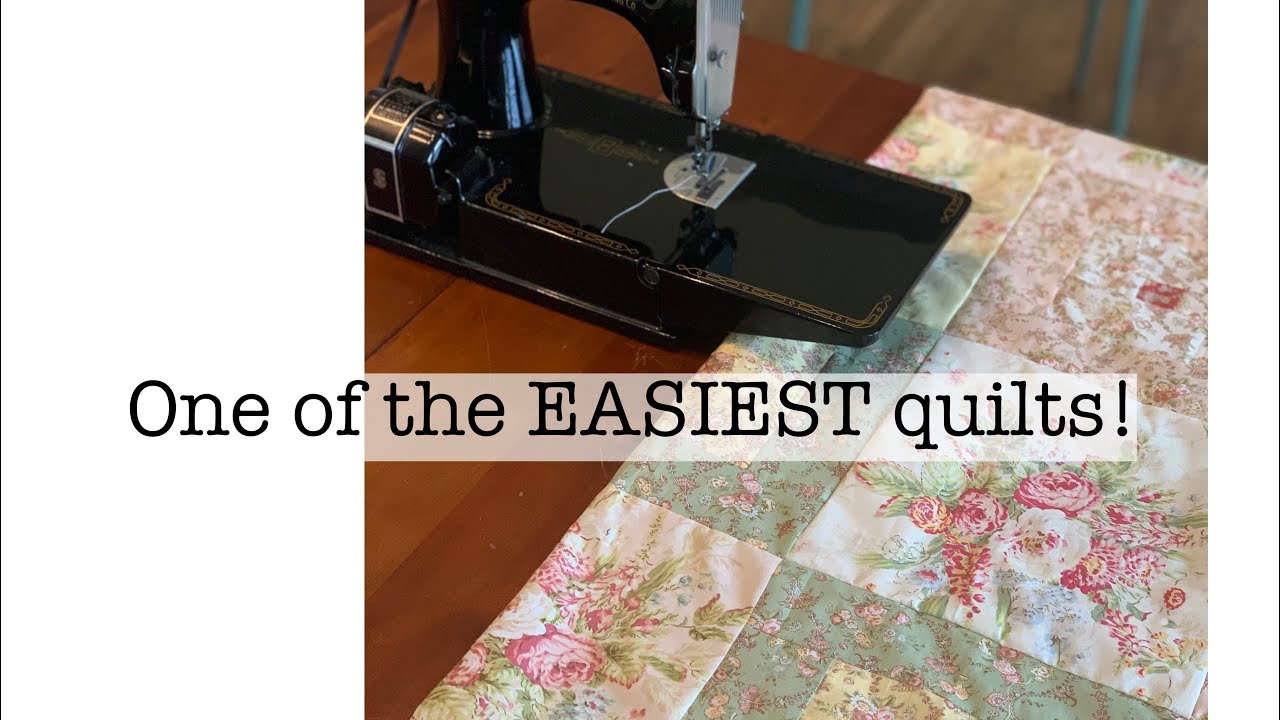 One of the EASIEST quilts! | make a quilt | focus fabric | quilt block ...