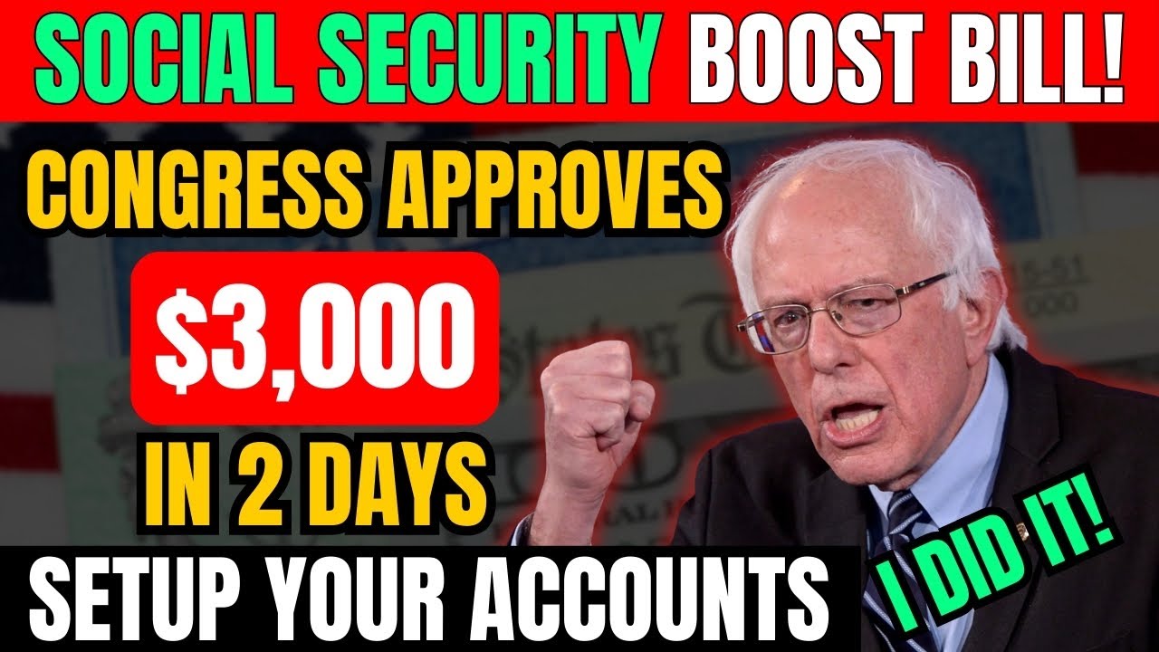 Victory for Seniors: Congress Approves Bernie Sanders' $3,000 Boost for ...