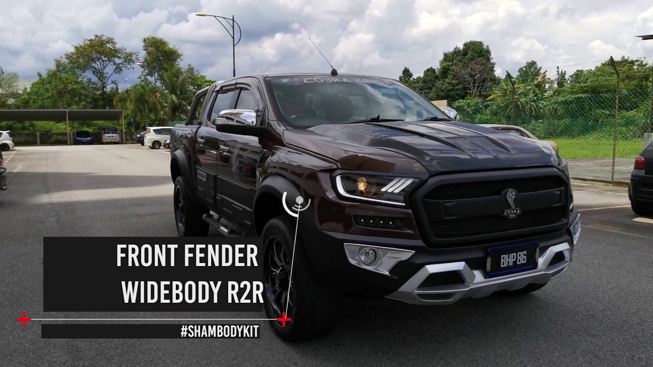Ford ranger t6@t7@t8 custom bodykit cobraking widebody r2r by ...