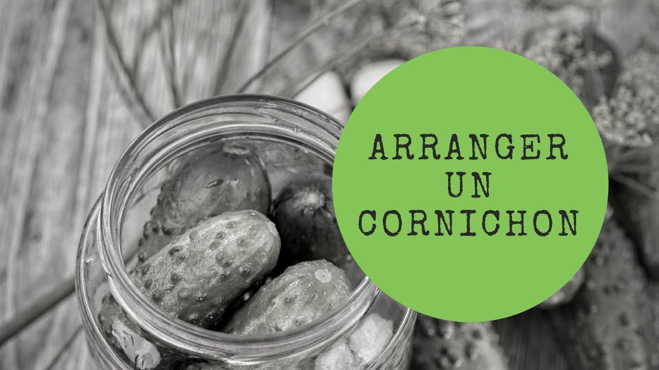 Comment arranger un cornichon en tranches? - YouTube