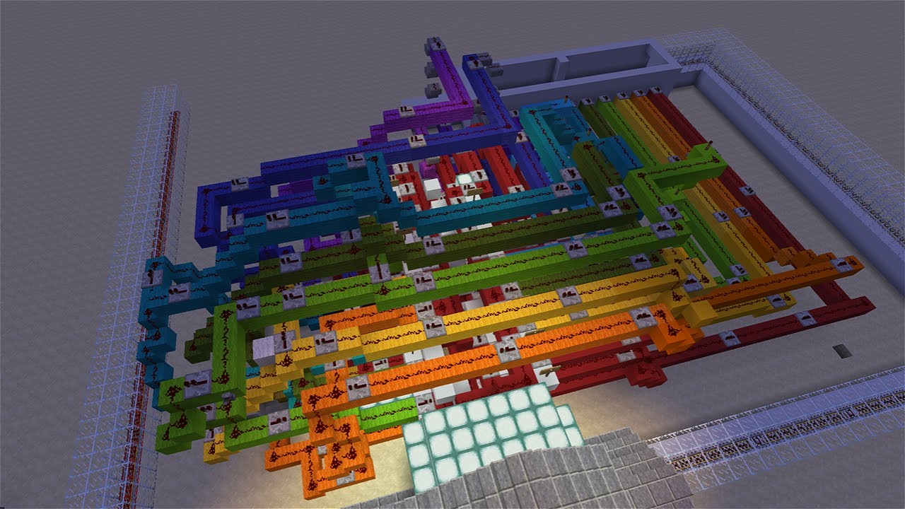 I made one of the biggest Redstone Number Display in Minecraft! You ...