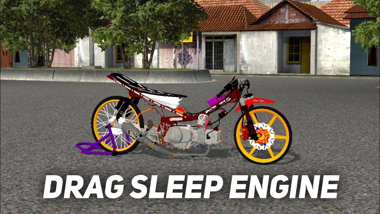 MOTOR DRAG SLEEP ENGINE !! TARIKAN MESIN MENGGILA - MOD BUSSID DRAG ...