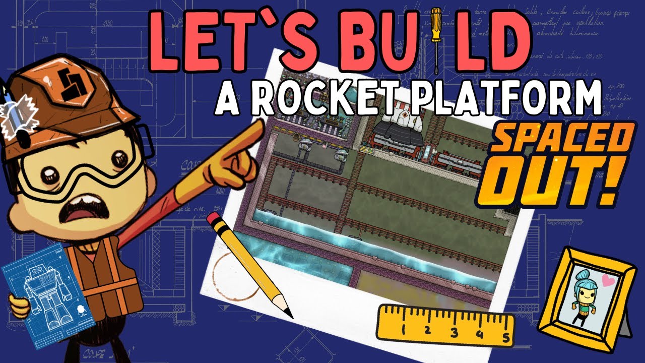 How to build a Rocket Launching Platform (Spaced Out) - YouTube