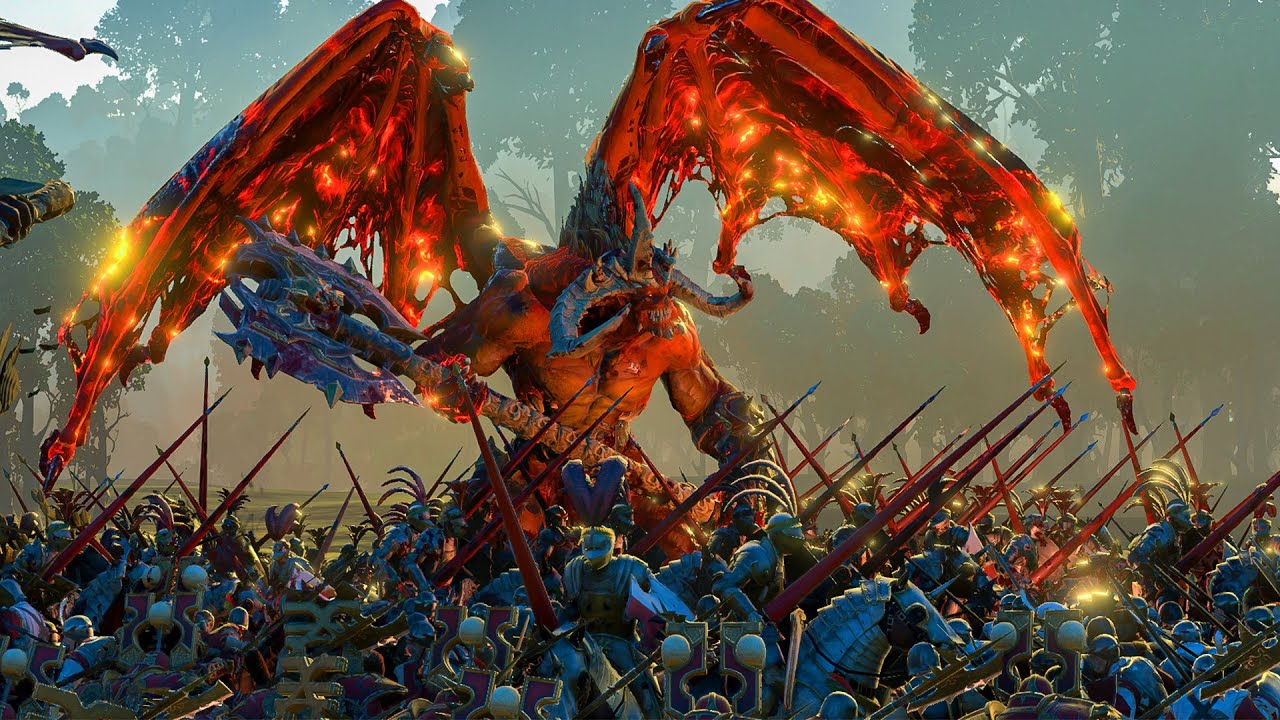 THE EMPIRE Vs KHORNE - YouTube
