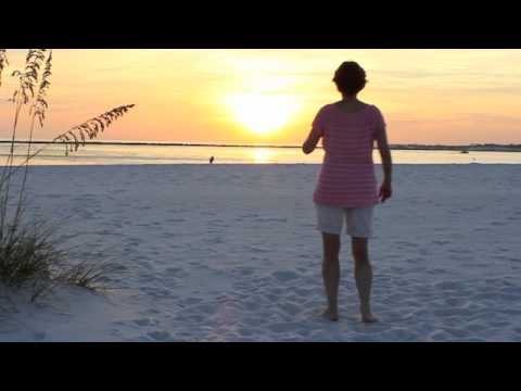 Pontoon Linedance Demo on Destin Beach - YouTube