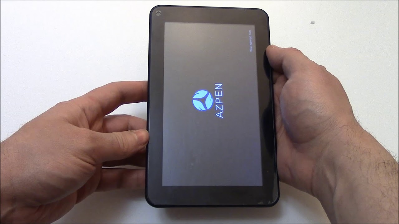 How To Hard Reset An Azpen A727 Tablet - YouTube