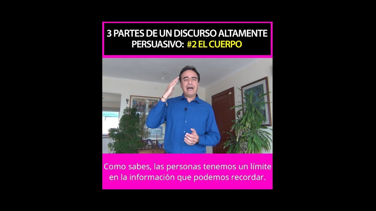3 partes de un discurso: #2 El Cuerpo del Discurso - YouTube