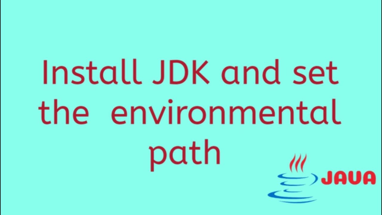 How to download java and set environmental variable || set path for ...
