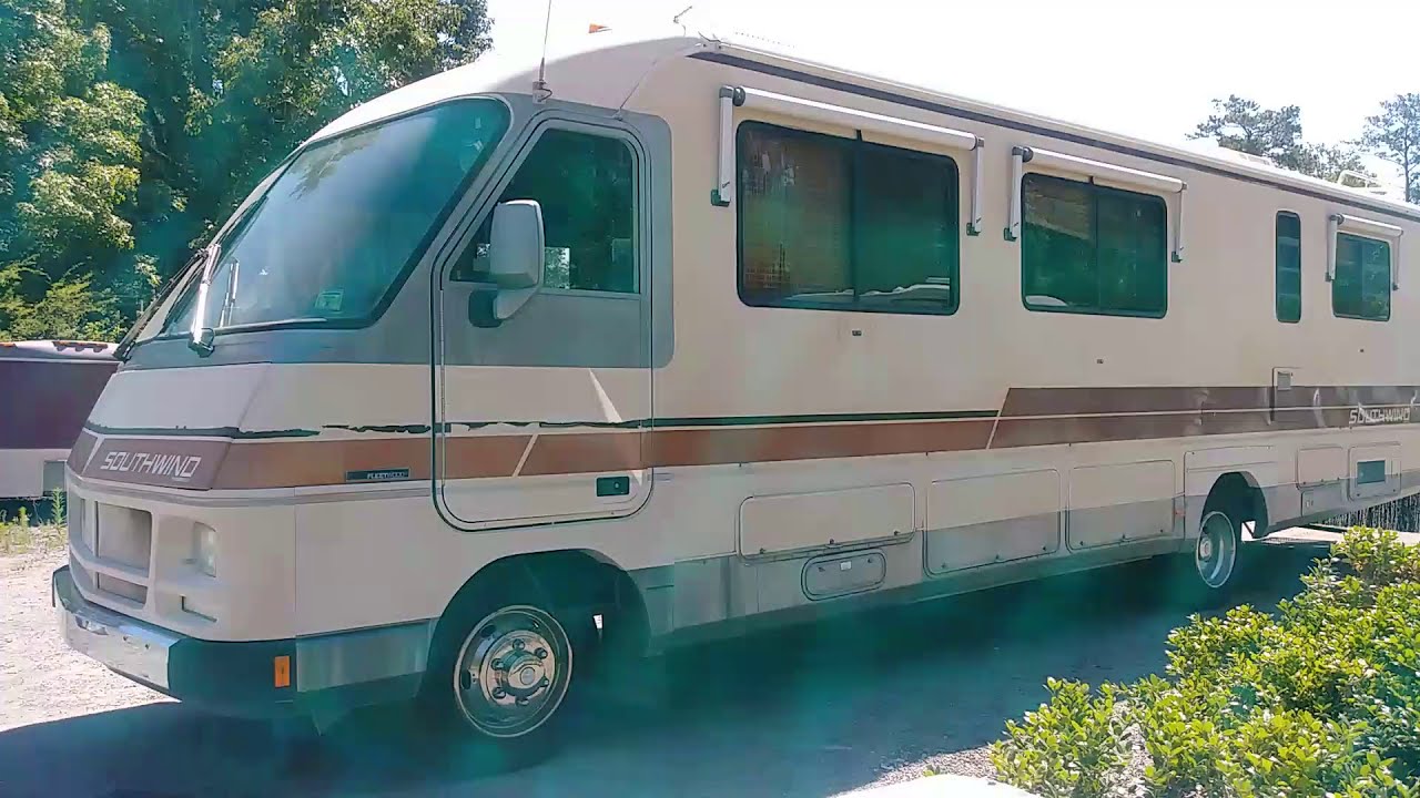 1988 fleetwood southwind rv motorhome - YouTube