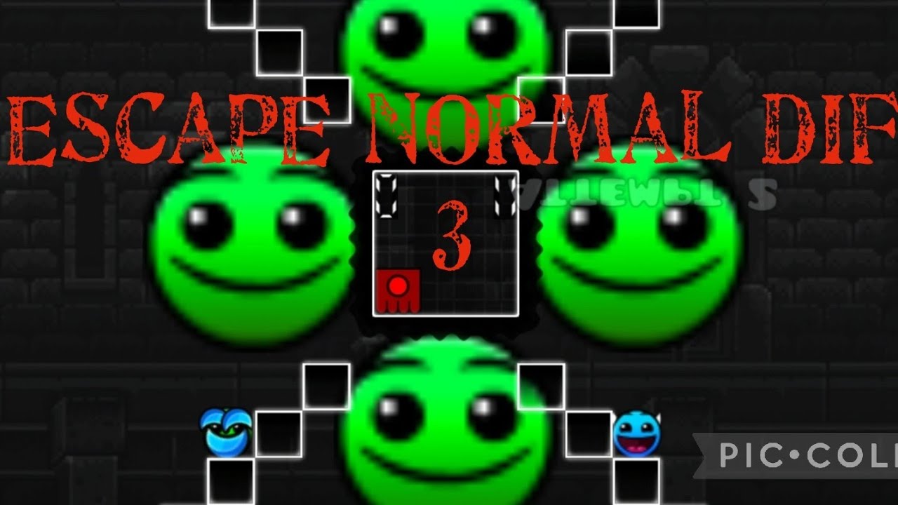 escape normal dif 3 geometry dash - YouTube
