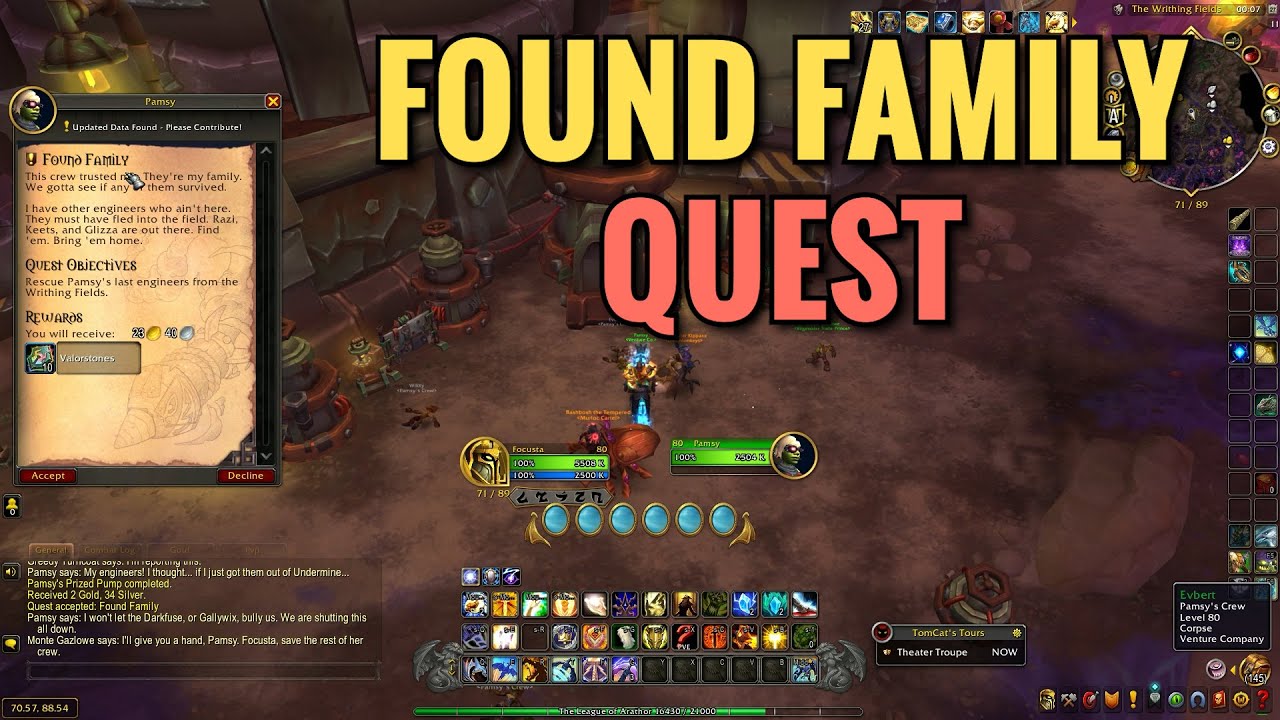 Found Family Quest (WoW TWW) - YouTube