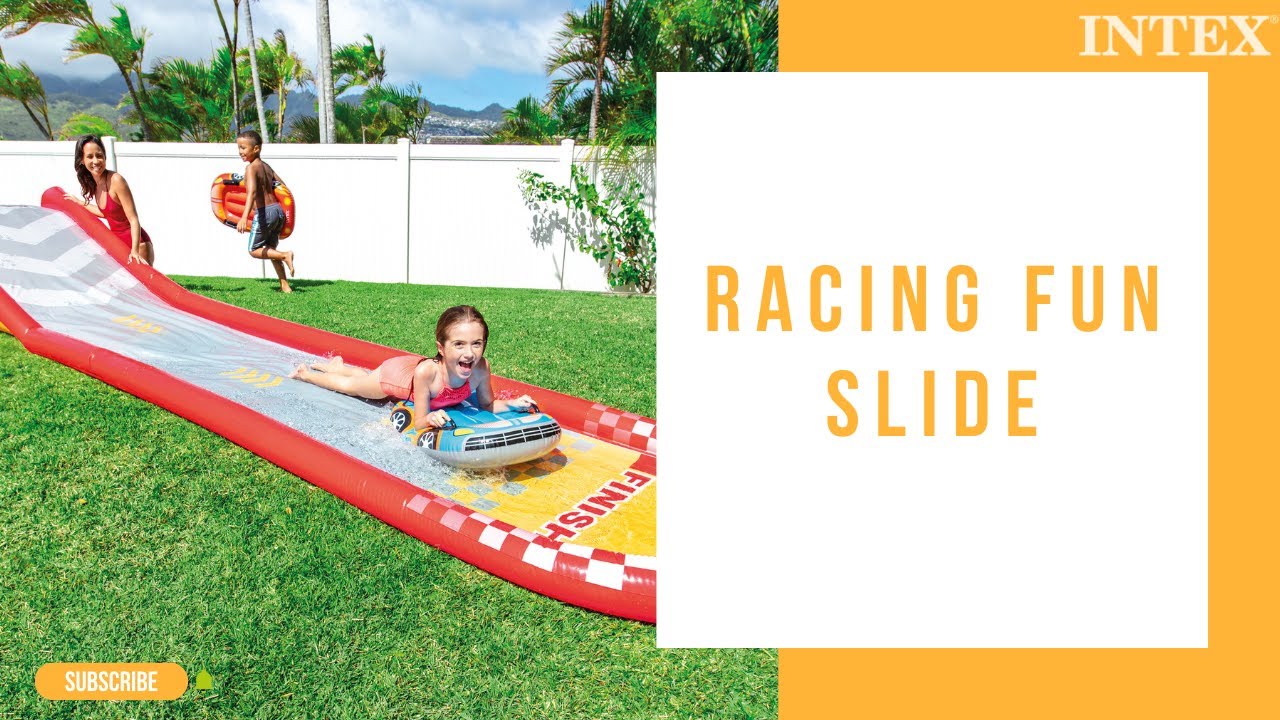 INTEX Nederland - Racing Fun Slide - YouTube