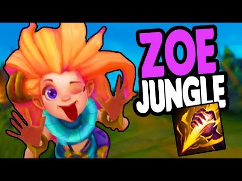 RIOT'S FUNNEST NEW CHAMPION YET?? Zoe Jungle Gameplay - League of ...