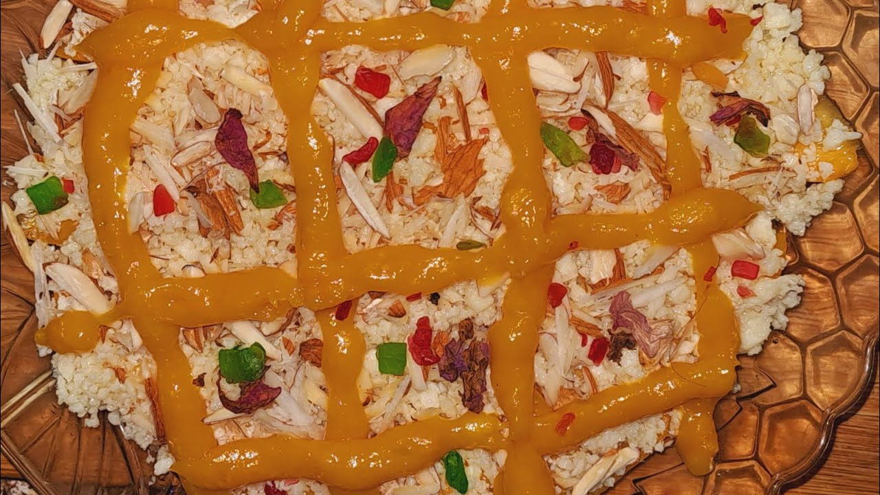 mango sweet dish without Mawa and khoya tasty and easy try this - YouTube