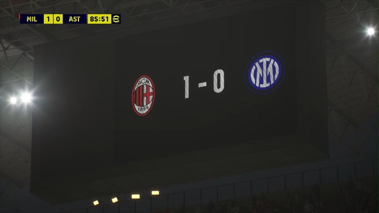 AC Milan vs Fake Inter | eFootball 2024 | PS5 - YouTube