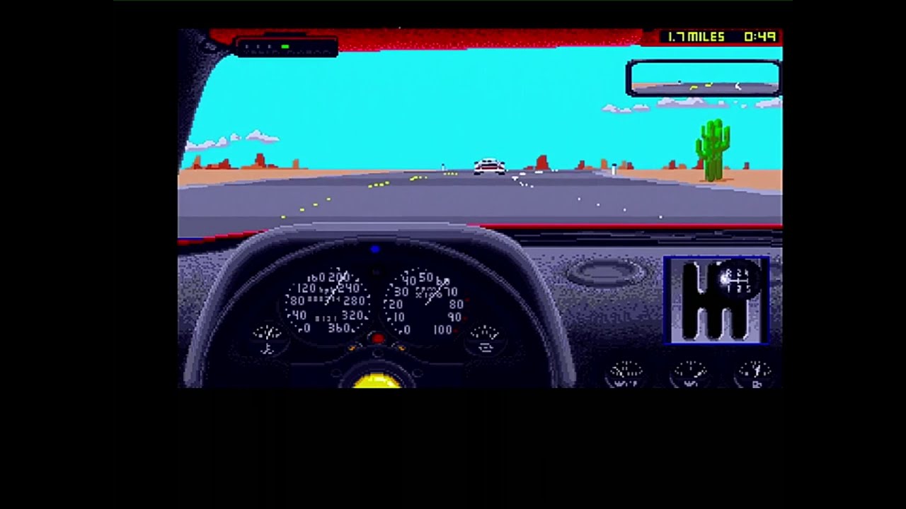 The Duel: Test Drive II - Amiga 500 Capture | #CtrlAA - YouTube