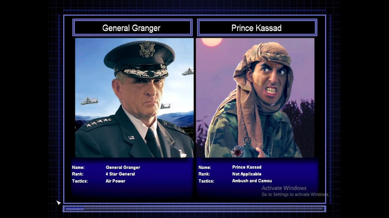 C&C: Generals Zero hour USA air force Challenge 5 - YouTube