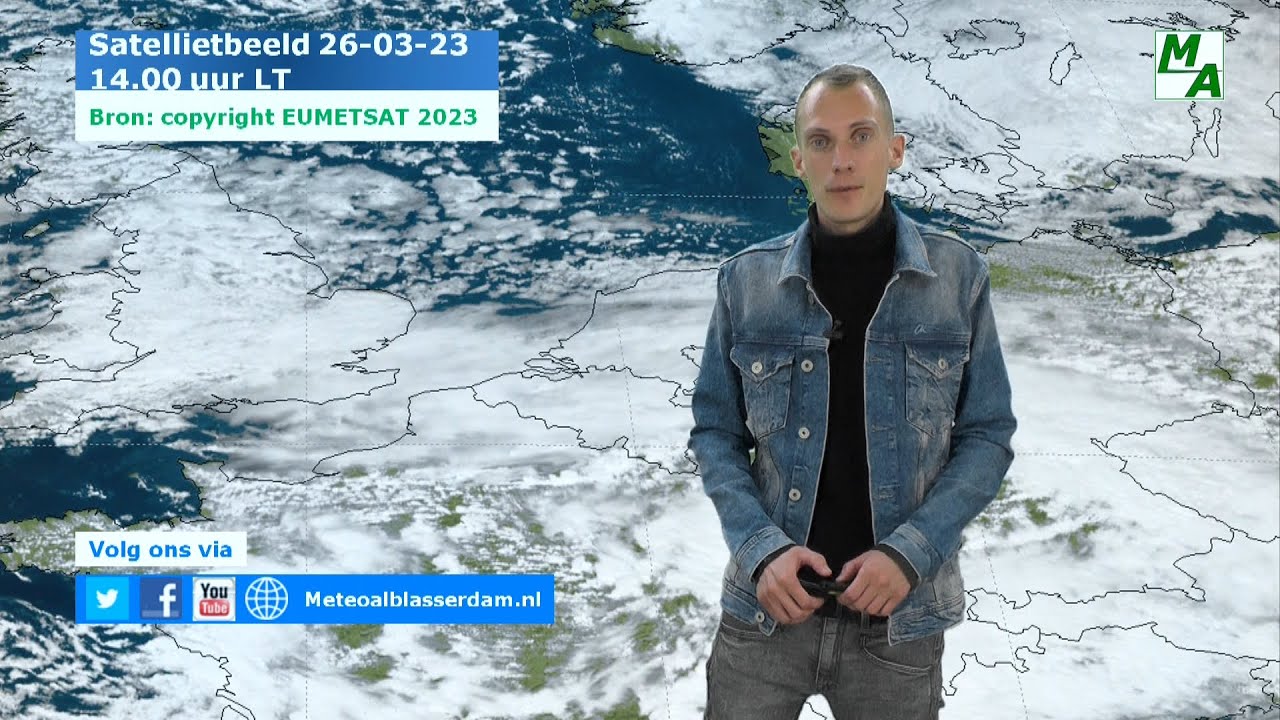 Weerbericht van zondag 26 maart - YouTube