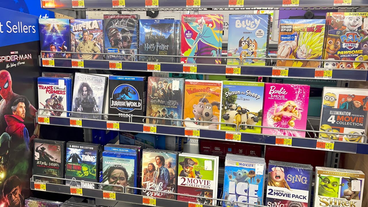 WALMART DVD HUNTING MOVIE HUNT BLU RAY 4K VIDEOS - YouTube