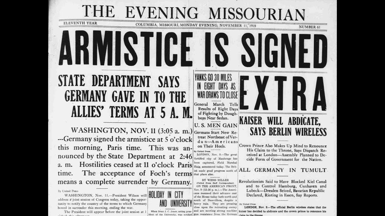 This Week in History November Week 2 - YouTube