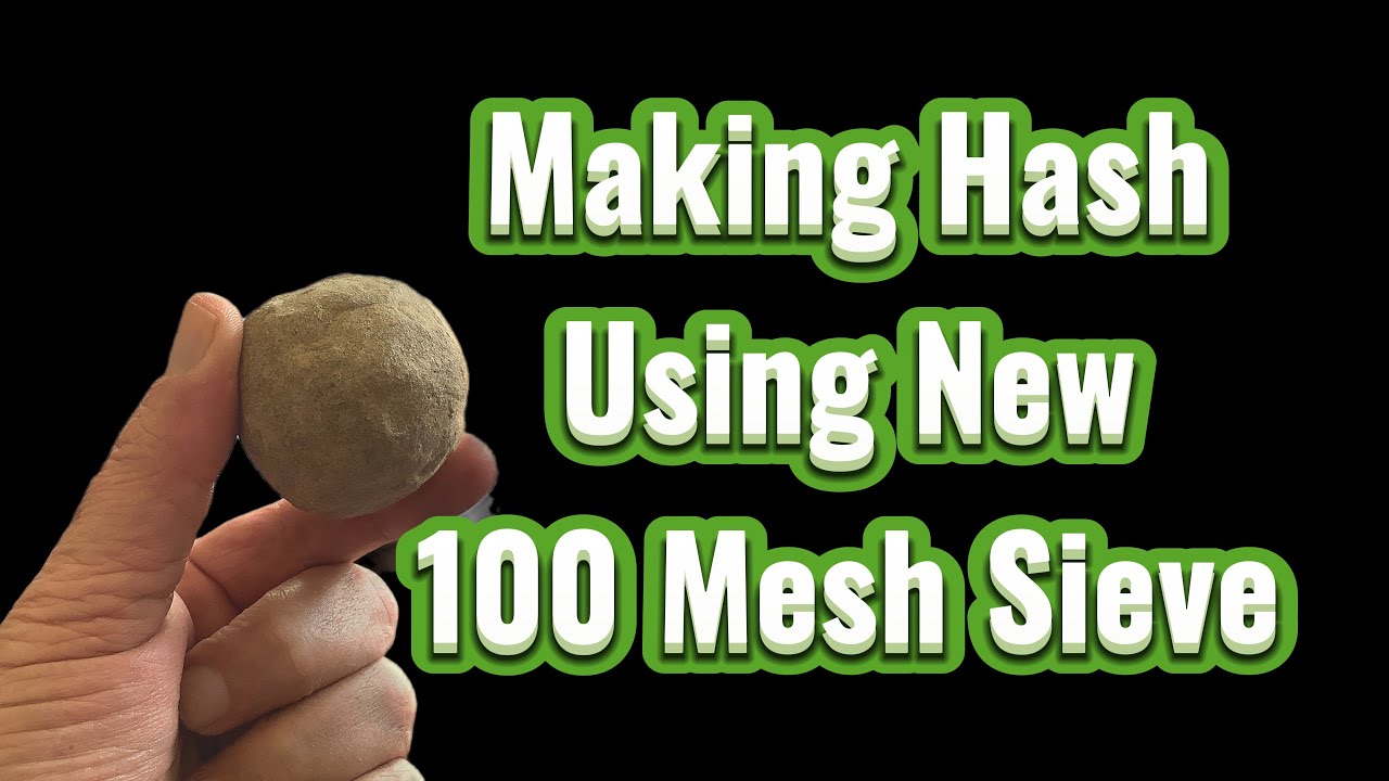 TLO First Time Making Hash With a New Sieve Screen - YouTube