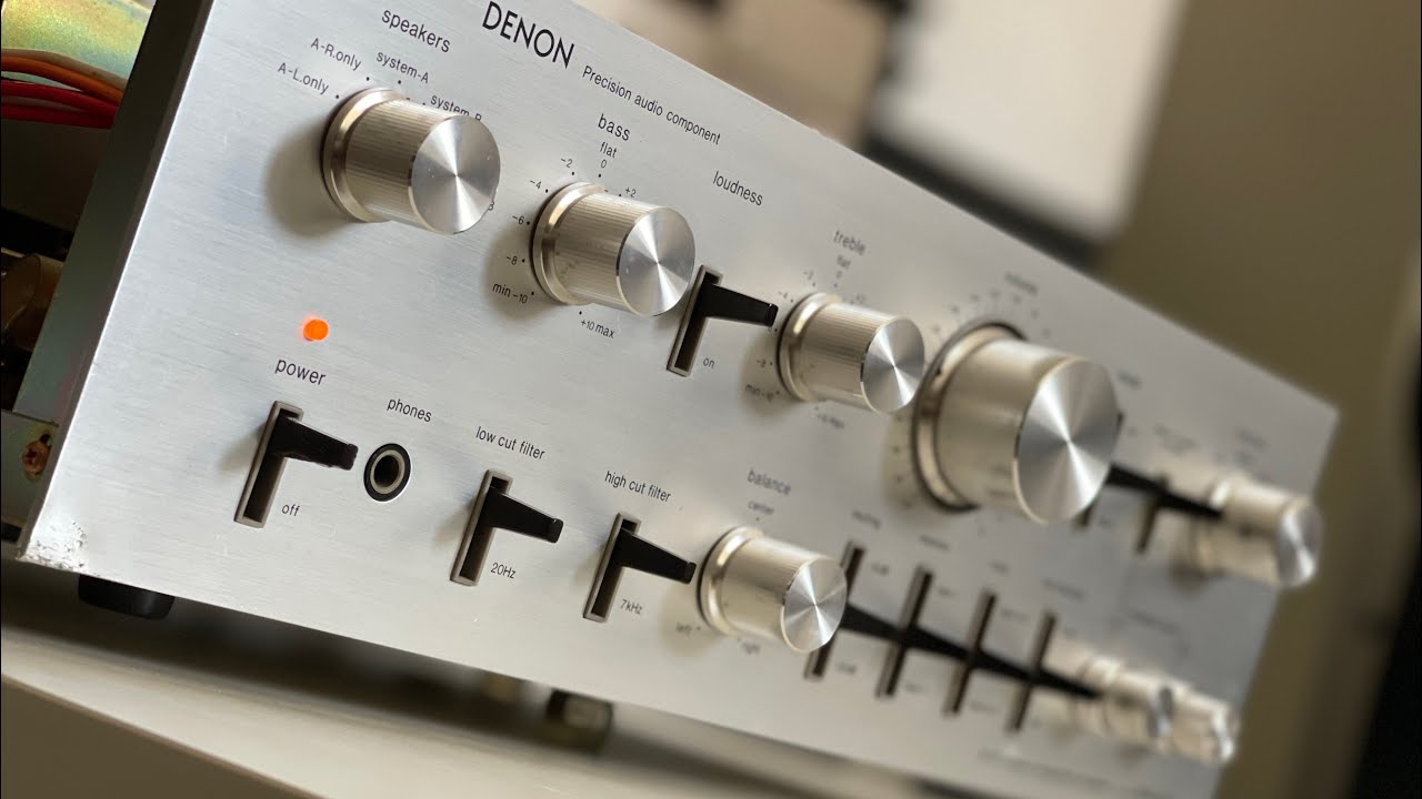 Denon PMA-600 - Vintage Integrated Amplifier ( Part 1 ) - YouTube