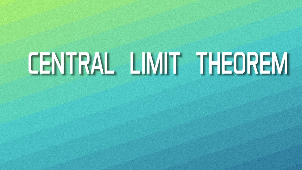 Central Limit Theorem Introduction Proof YouTube central-limit-theorem-introduction-proof-youtube