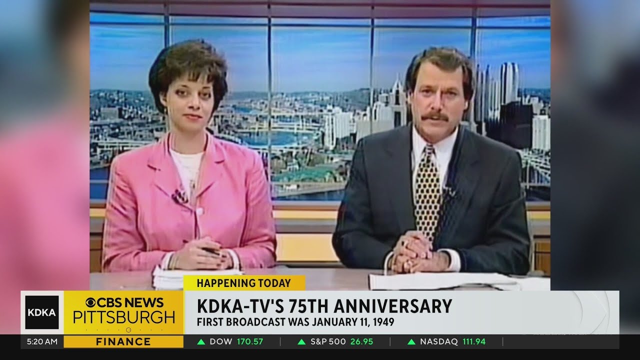 KDKA-TV celebrates 75th anniversary of broadcasting in Pittsburgh - YouTube
