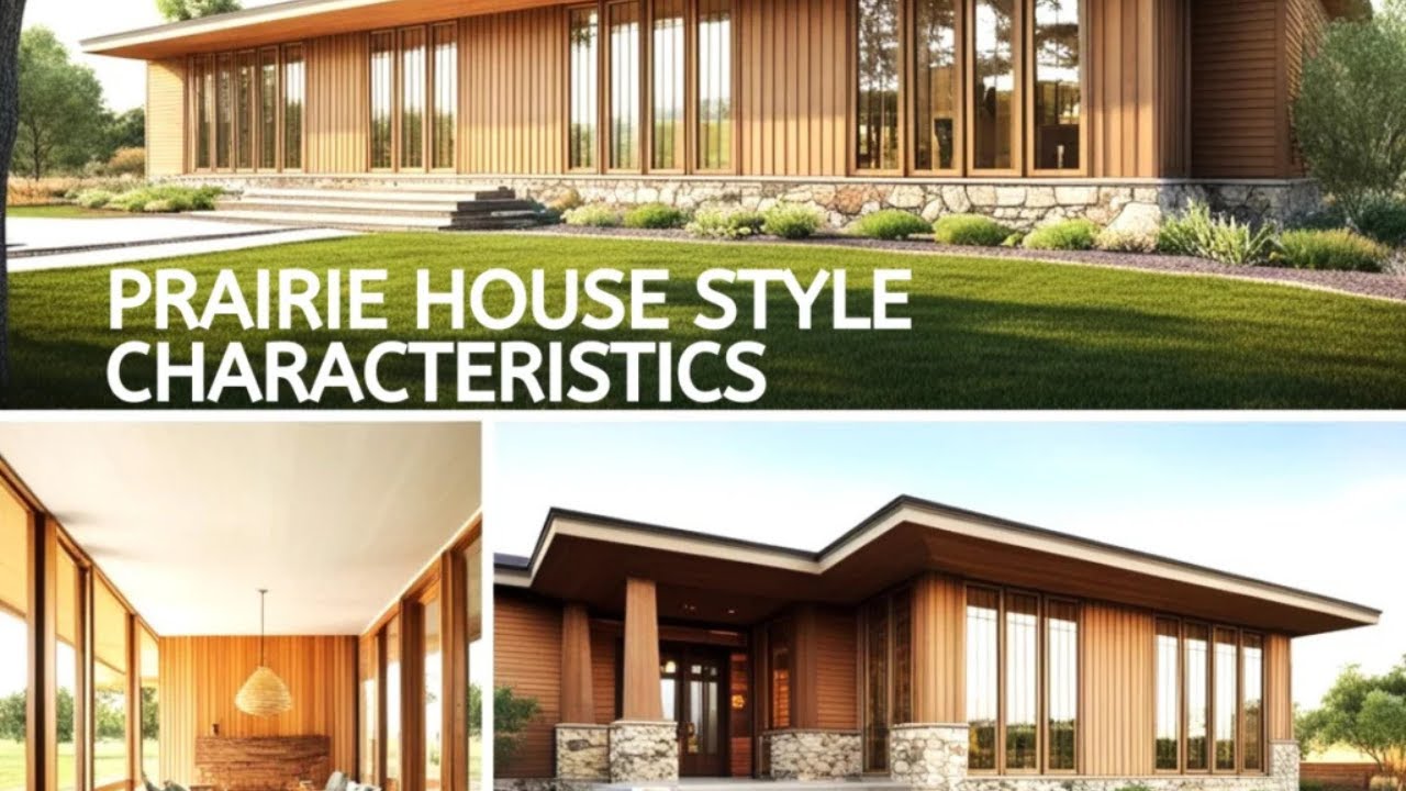 Prairie House Style Characteristics: What is Prairie style house? - YouTube