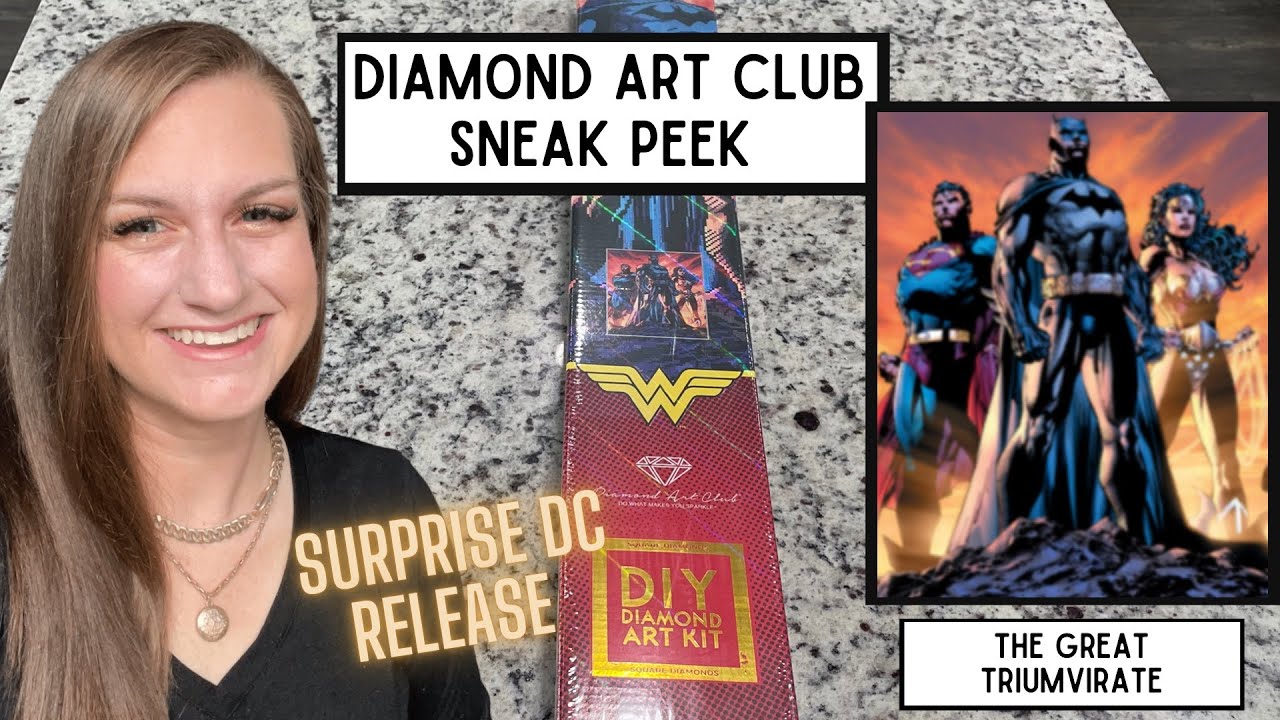 Surprise Diamond Art Club Sneak Peek! DC collection “The Great ...
