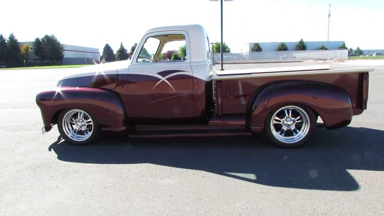 1952 Chevrolet 3100 Custom Pickup - YouTube