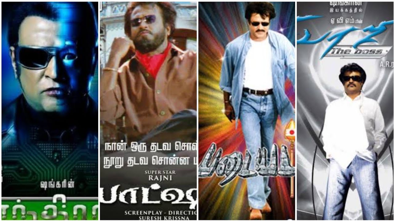 1995 to now SUPERSTAR RAJINIKANTH released movies list tamil # ...
