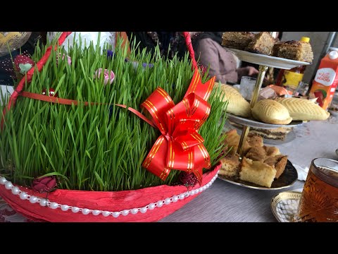 Xudatda Novruz sufresi / bayram xoncasi / adet enenemiz / qonaqliq (VLOG 82) #xonca #bayram #novruz