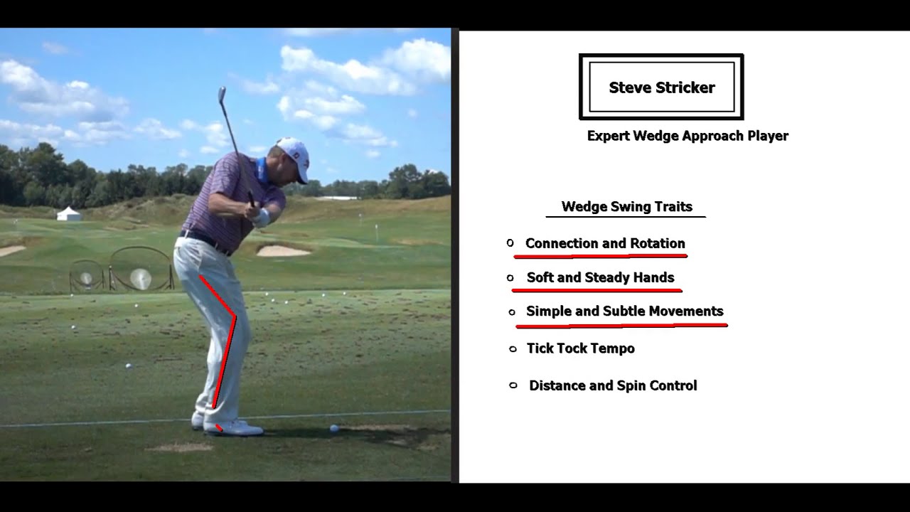 Steve Stricker Wedge Swing Technique - YouTube