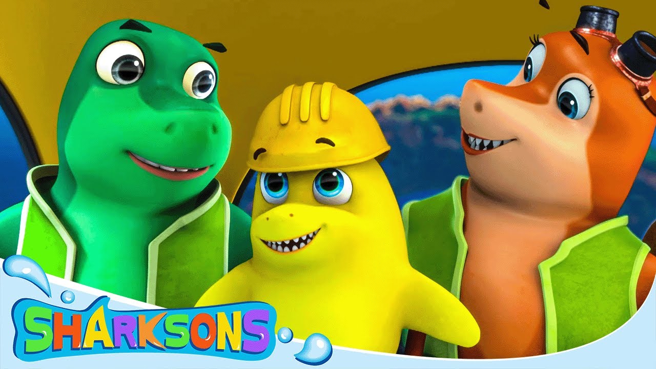Fishes On The Reef (Wheels On The Bus) | The Sharksons - Songs for Kids ...