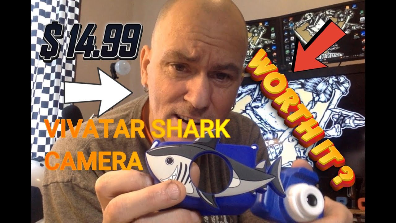 VIVATAR SHARK CAMERA FOR KIDS 14.99 IS IT WORTH BUYING ? - YouTube