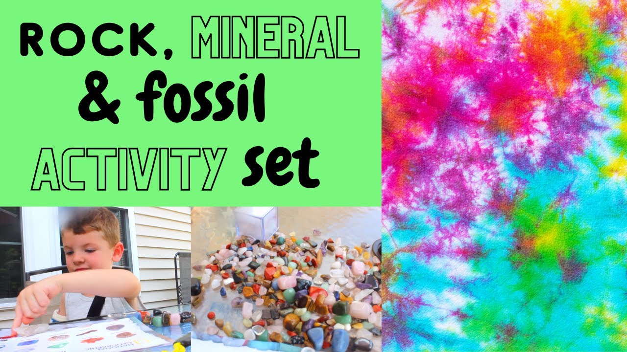 Rock, Mineral & Fossil Activity Set! - YouTube
