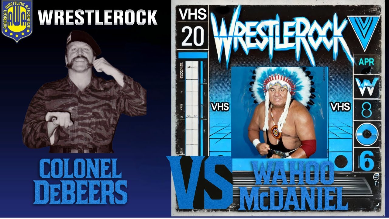 AWA WrestleRock - Colonel DeBeers vs Wahoo McDaniel - YouTube