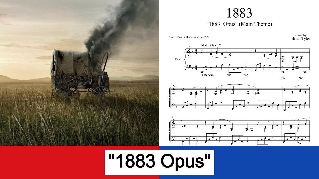 1883 Opus - Brian Tyler (piano solo with sheets) - YouTube